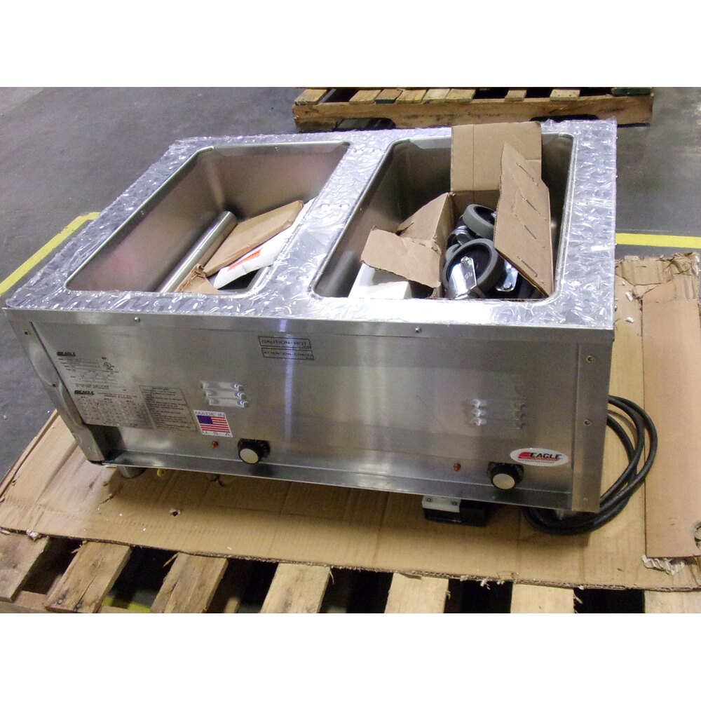 Scratch and Dent Eagle Group SPHT2 Portable Steam Table - Two Pan ...