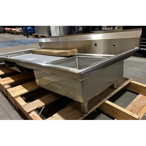 Scratch and Dent Regency 60" 16-Gauge Stainless Steel Soiled / Dirty ...