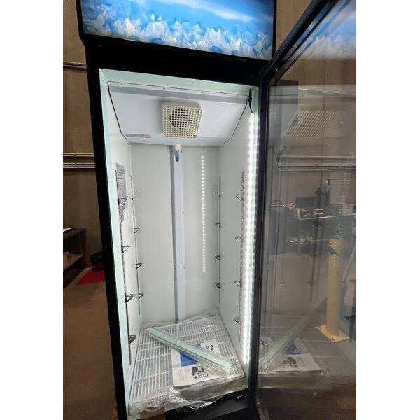 Scratch and Dent Avantco GDC-15-HC 25 5/8" Black Customizable Swing ...