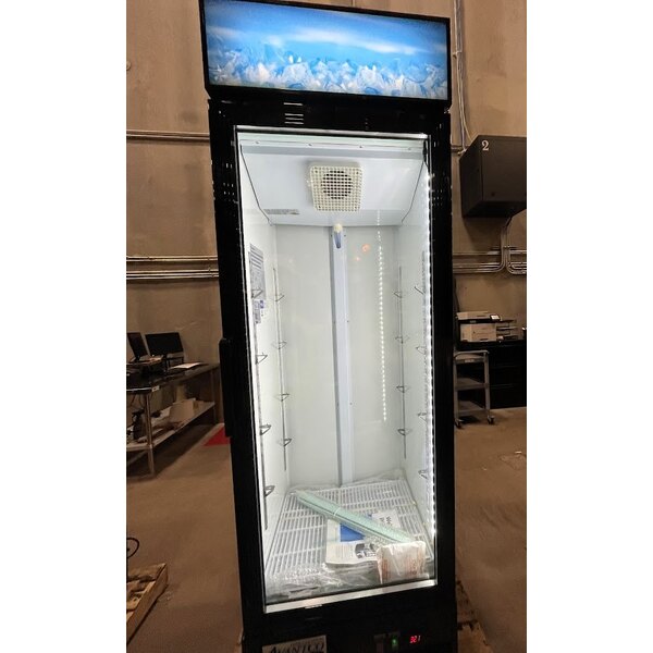 Scratch and Dent Avantco GDC-15-HC 25 5/8" Black Customizable Swing ...