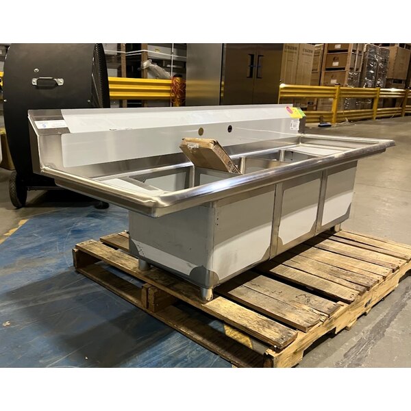 Scratch and Dent Steelton 66" 18 Gauge Stainless Steel Three ...