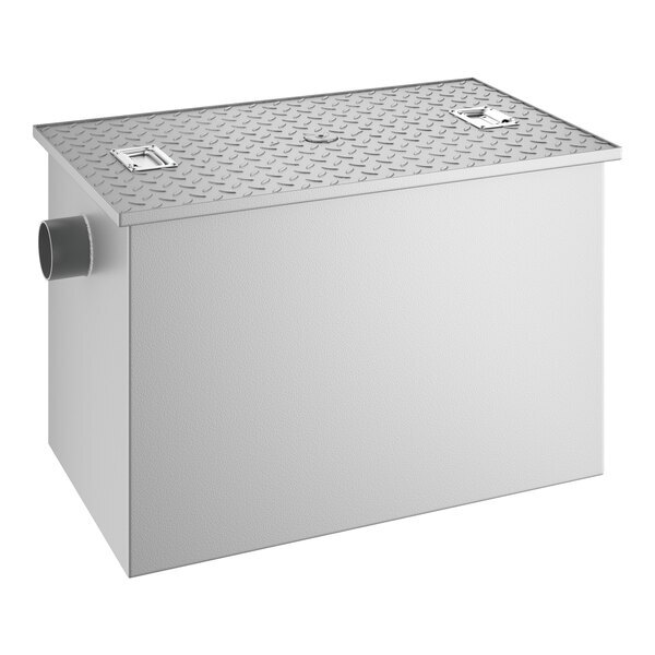 Scratch and Dent Regency 70 lb. 35 GPM Grease Trap with 3" Non-Threaded ...