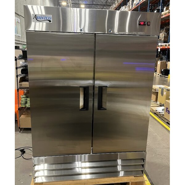 Scratch and Dent Avantco A-49F-HC 54" Solid Door Reach-In Freezer
