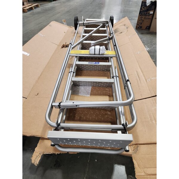 Scratch and Dent Ballymore Fold & Store 10-Step Stainless Steel Folding ...