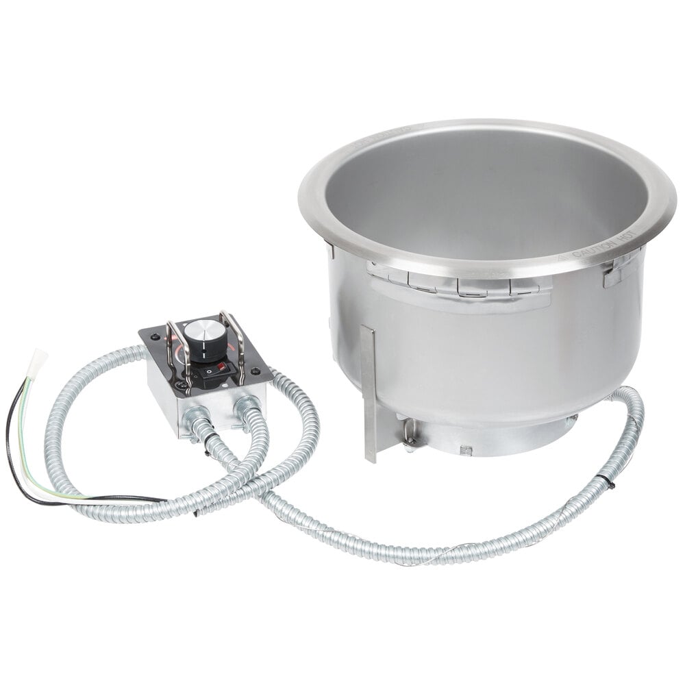 Hatco HWBH-11QTD High Wattage 11 Qt. Single Drop In Round Heated Soup ...