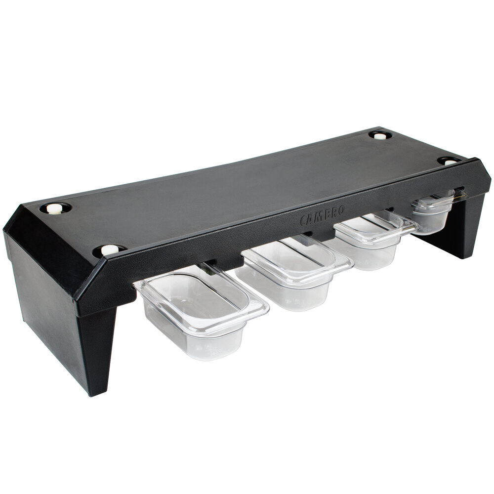Cambro 730CONRK110 Black Cambar Condiment Rack