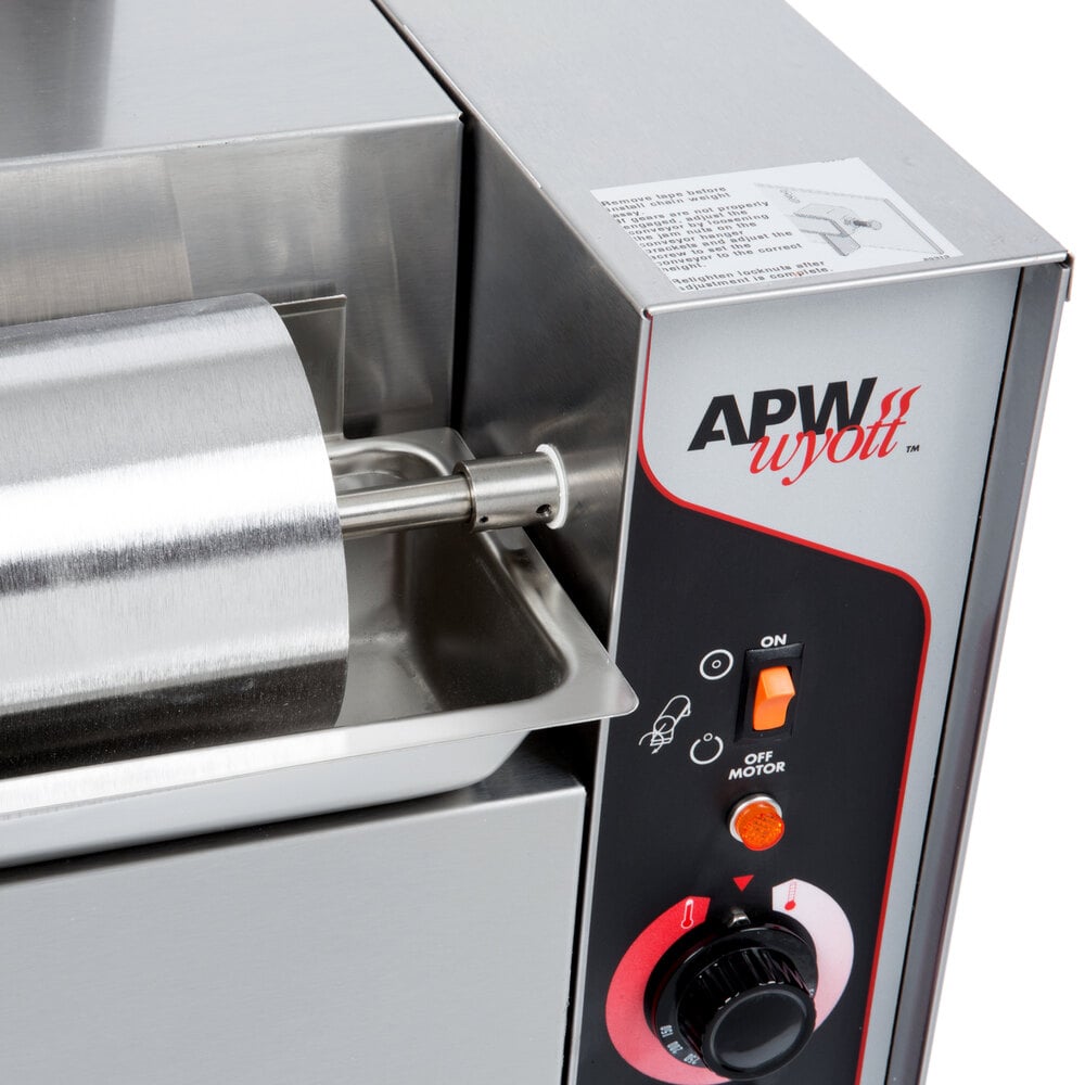 APW Wyott M-95-2 Vertical Conveyor Bun Grill Toaster - 208V