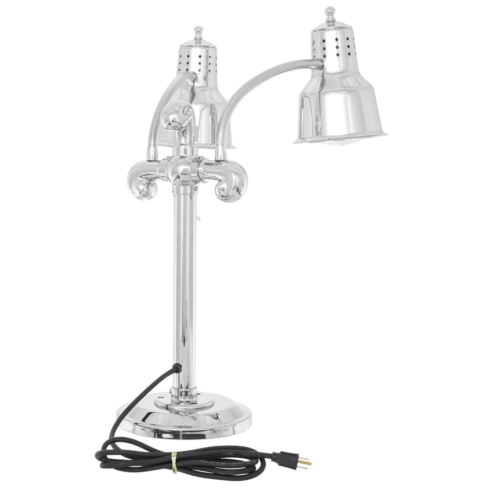 Hanson Heat Lamps DLM/RB9-SOL/CH Portable Single 9" Chrome Freestanding ...