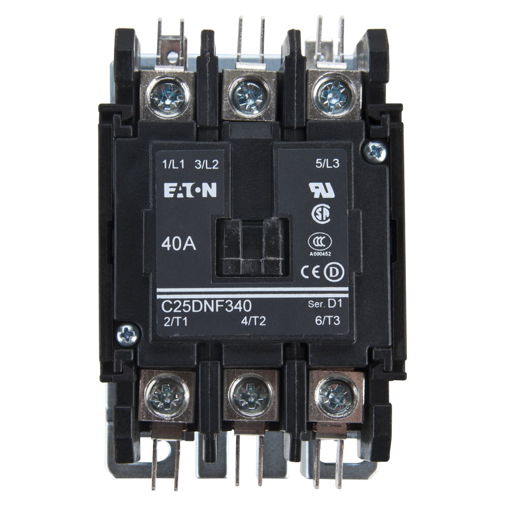 Replacement Non-Reversing Contactor - 40A, 208/240V, 3 Poles