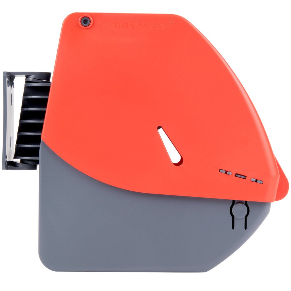 Turn-O-Matic D900 Red/Gray Take a Number Ticket Dispenser