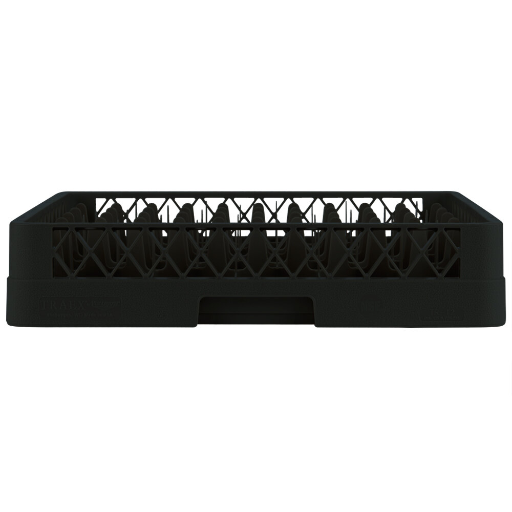 Vollrath TR12 Traex® Rack Max Full-Size Black 30-Compartment 3 1/4 ...