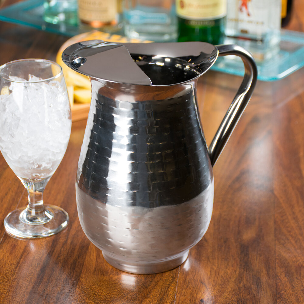 Tablecraft RP68 Remington 64 oz. Stainless Steel Beverage Pitcher with ...
