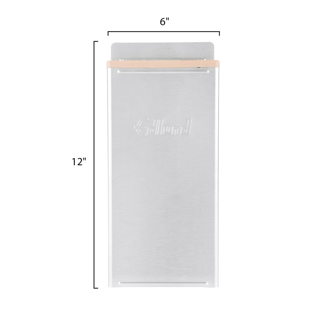 Edlund KR-50T 12" HACCP Enclosed Stainless Steel Knife Rack with Tan Insert