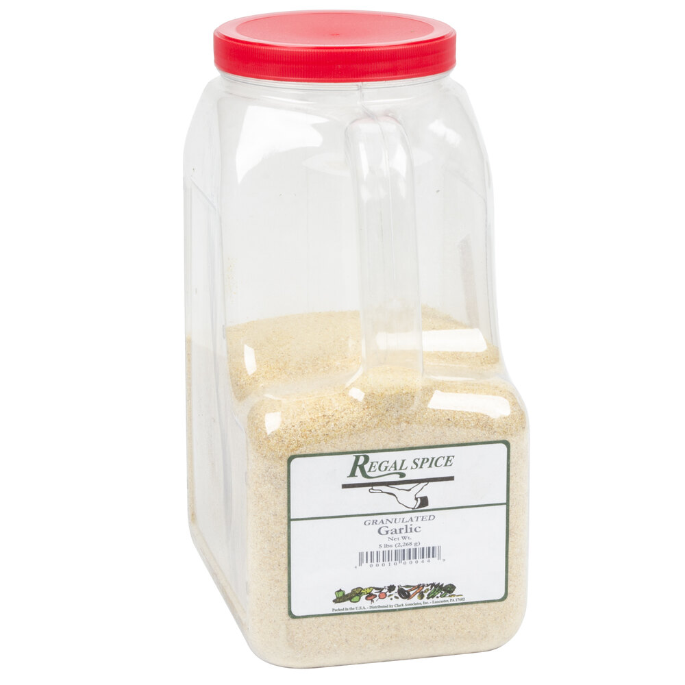 Bulk Granulated Garlic - 5 lb. Container