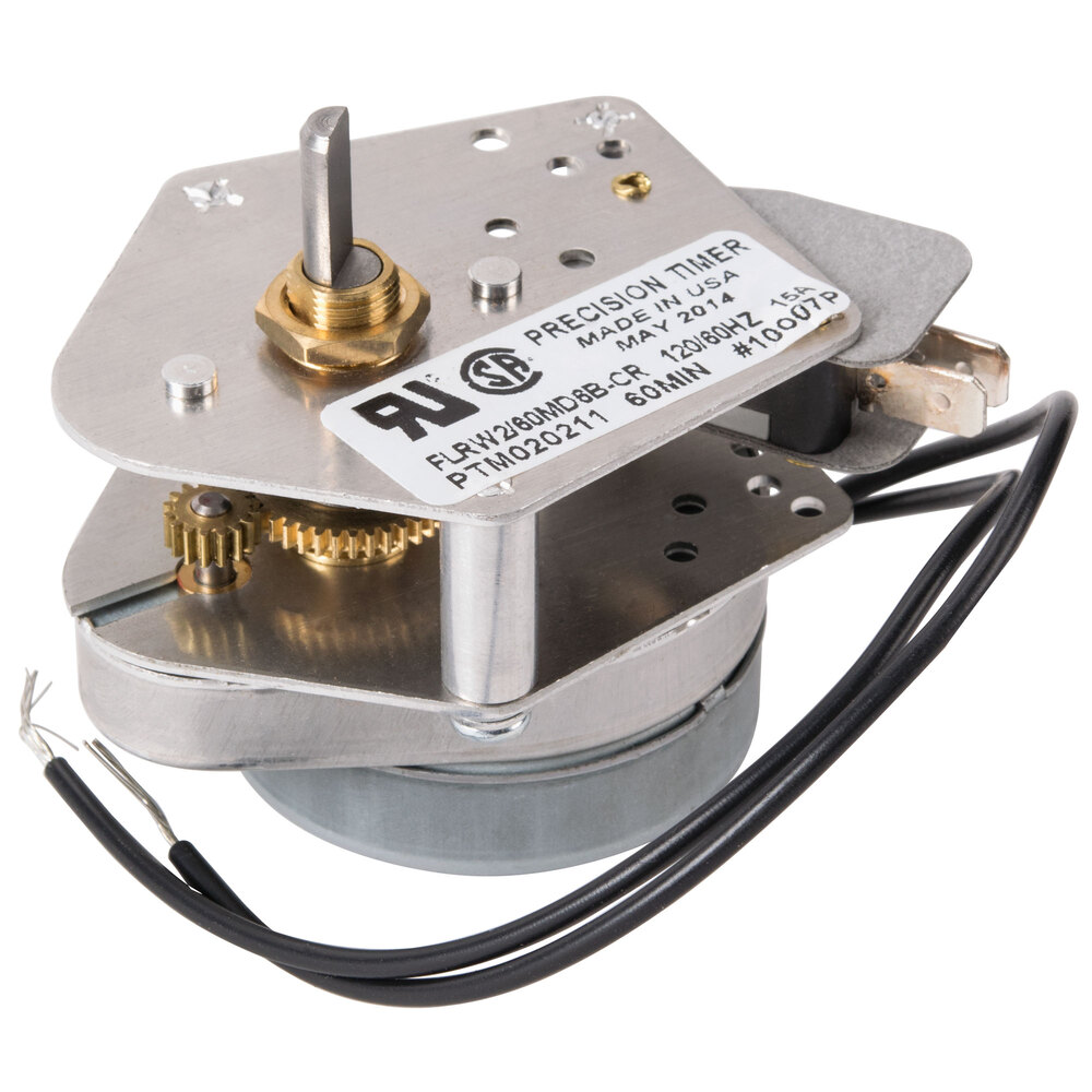 Motor Driven 60 Minute Timer for Steamers; 120V