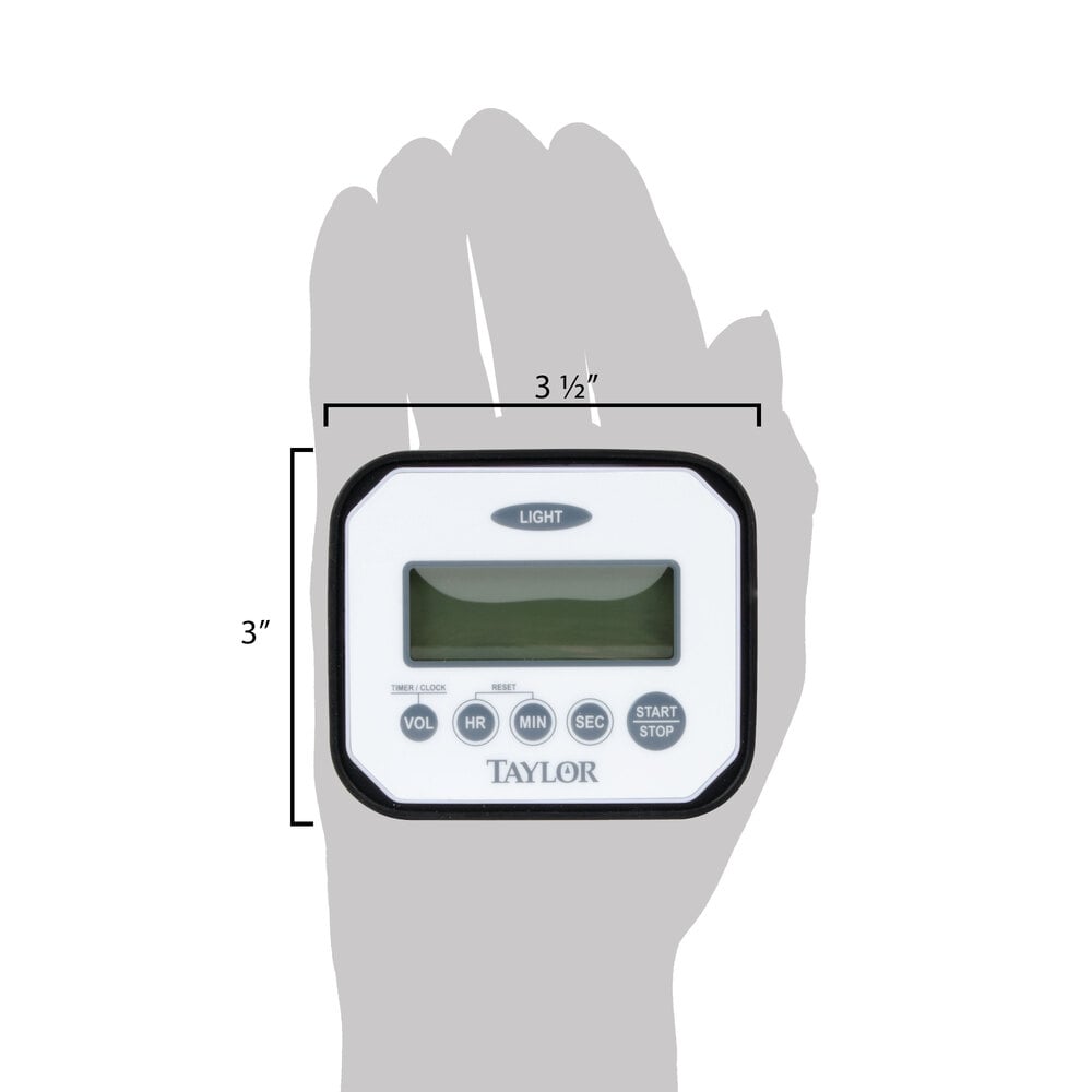 Taylor Kitchen Timer, Digital, Waterproof | WebstaurantStore