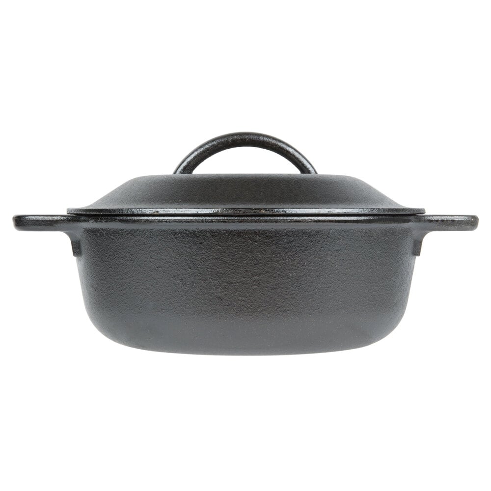Lodge L2SP3 2 Qt. Pre-Seasoned Cast Iron Serving Pot