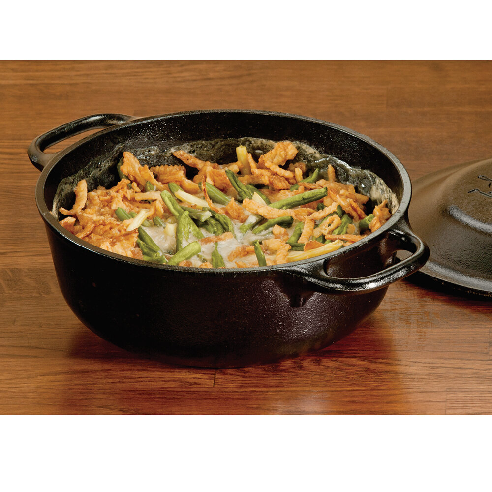 Lodge L2SP3 2 Qt. Pre-Seasoned Cast Iron Serving Pot