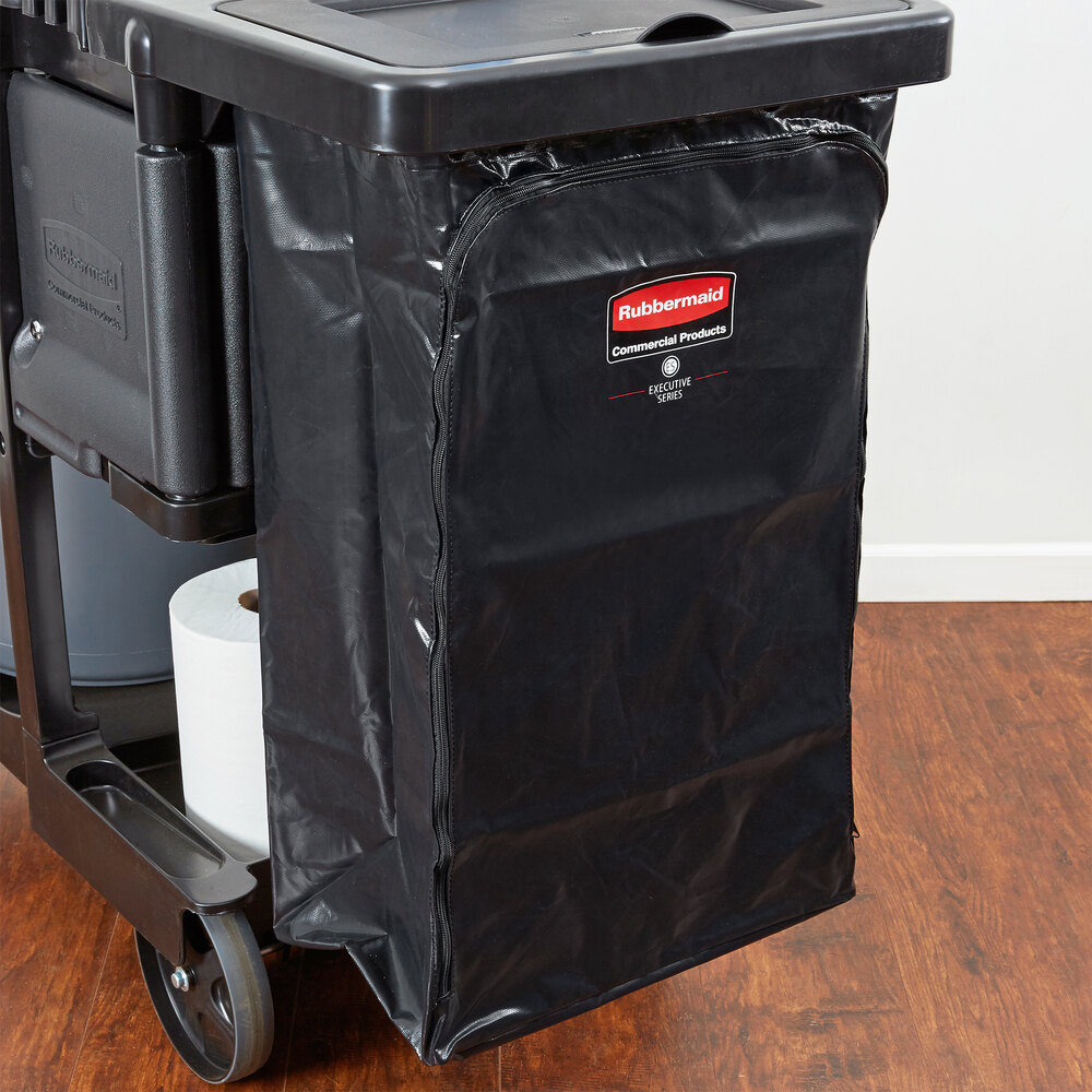 Rubbermaid 1861430 Executive Janitor Cart with Locking Cabinet