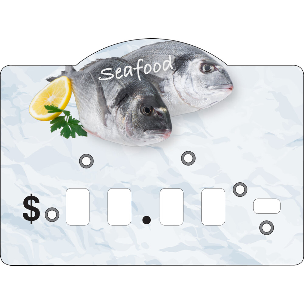 Deli Tag Wheel - Seafood - 25/Pack