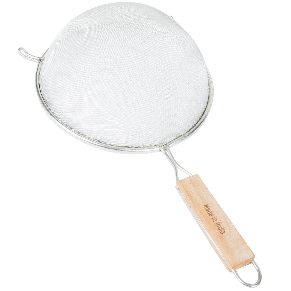 Tablecraft 94 8" Fine Tin Single Mesh Strainer