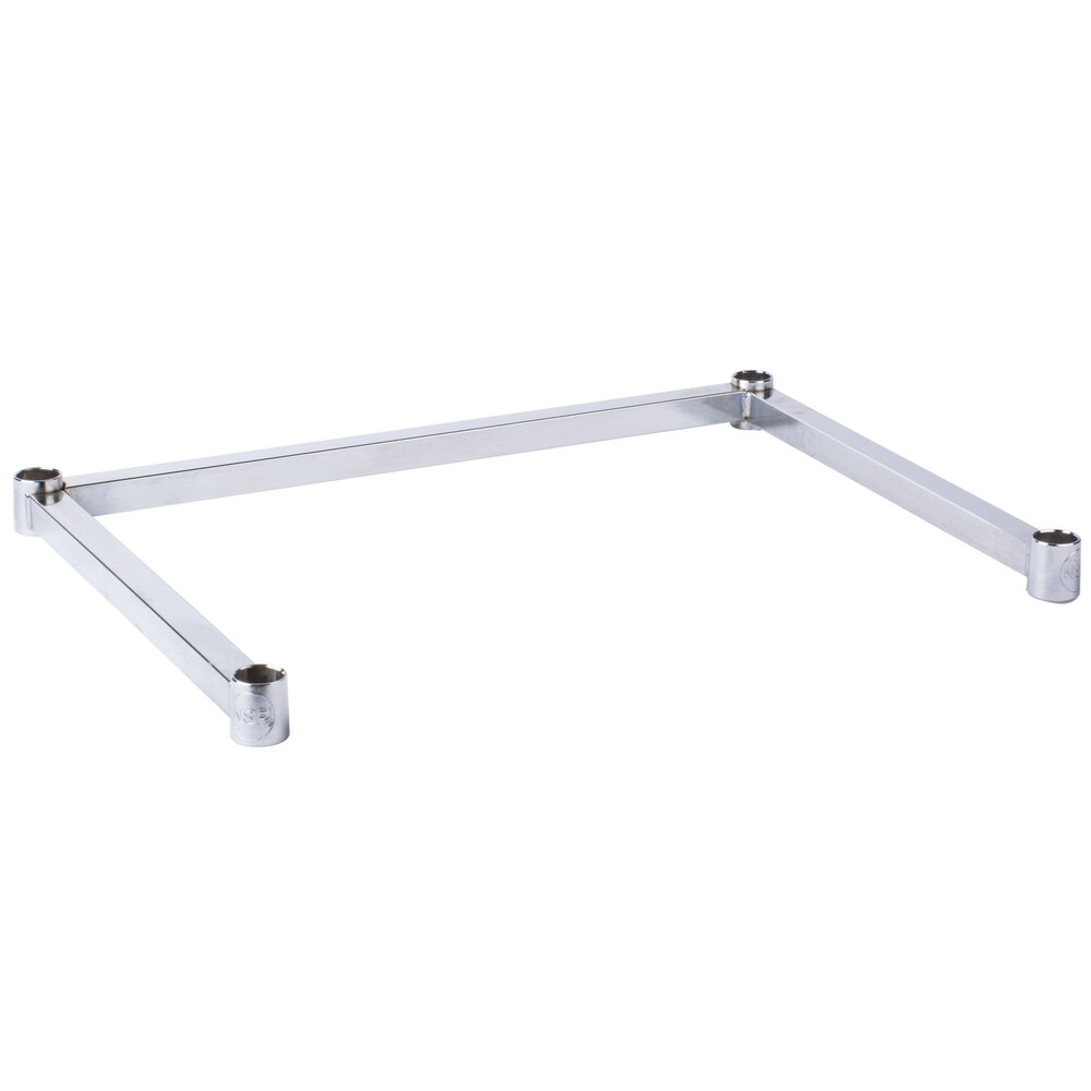 Regency Three-Sided Chrome 18" x 24" Frame for Wire Shelving