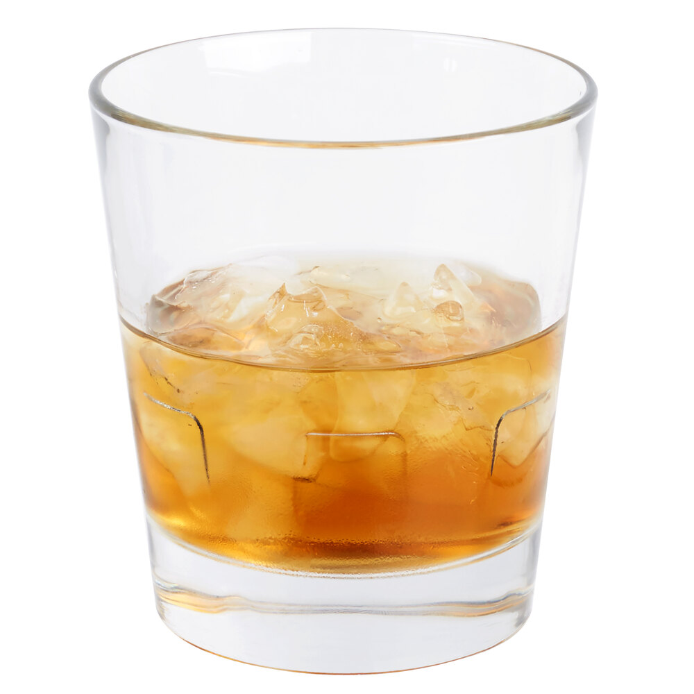 Libbey 15963 Optiva 12 oz. Stackable Double Rocks / Old Fashioned Glass ...