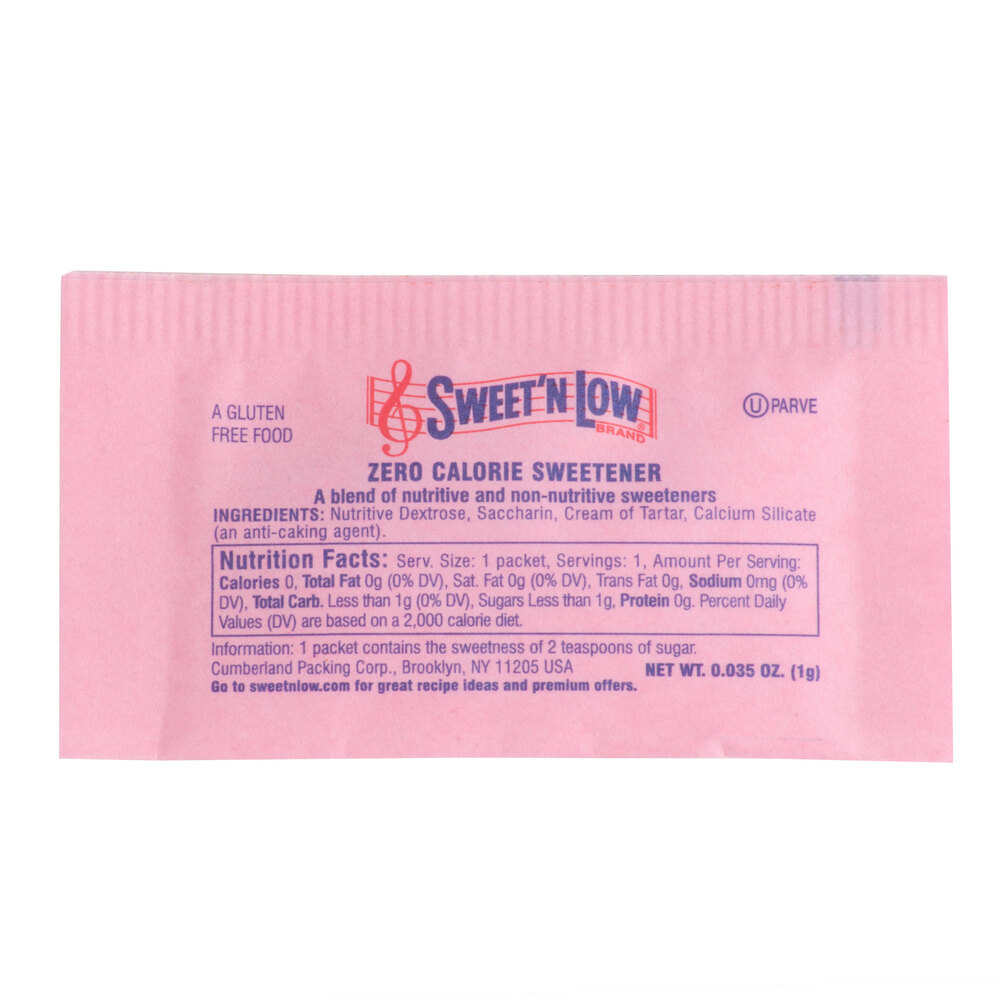 Sweet'N Low Packets - Pink Packet Sweetener (2000/Case)