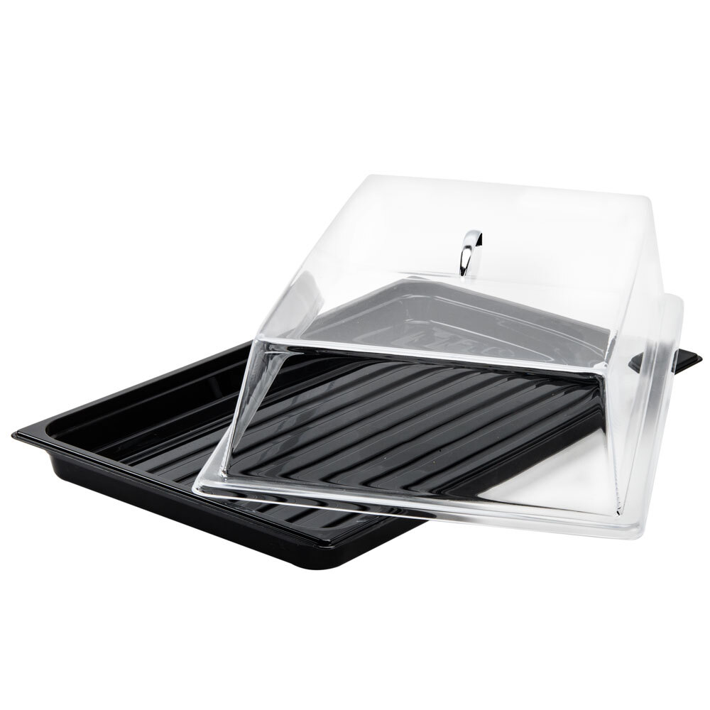 Sample and Display Tray Kit with Black Polycarbonate Tray and Acrylic ...