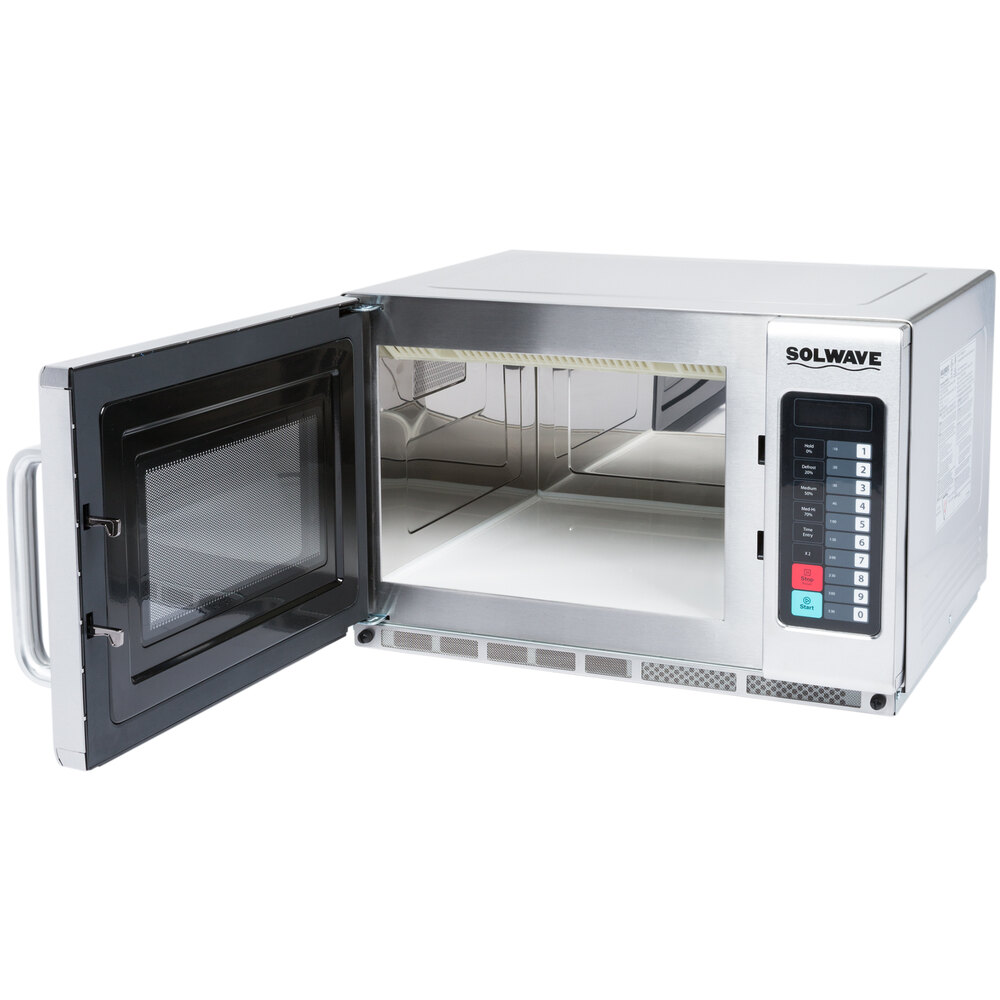 Solwave 1800W Stackable Commercial Microwave with Large 1.2 cu. ft ...