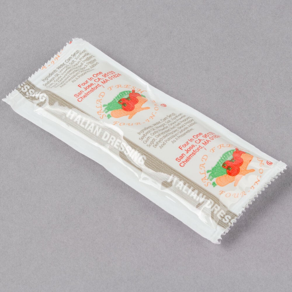 12 Gram Italian Dressing Portion Packets - 200/Case