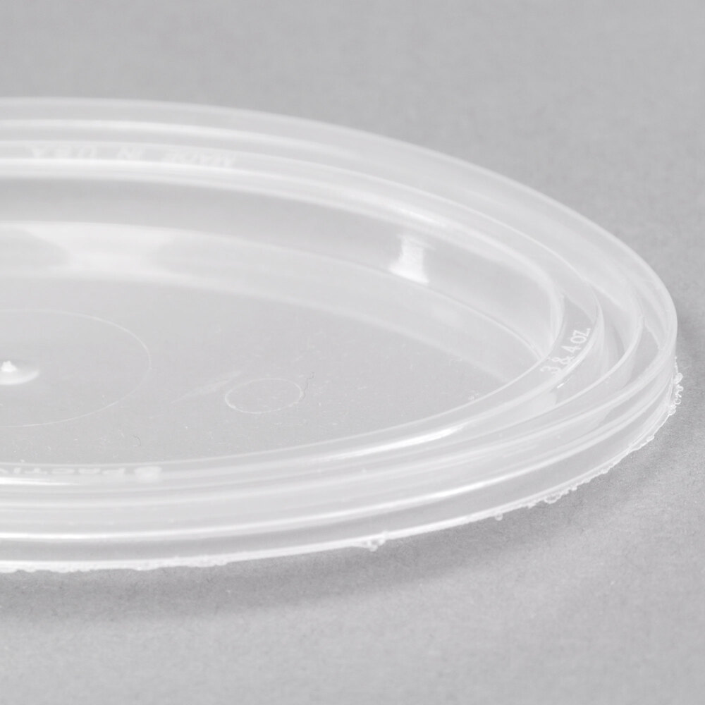 Newspring E1034LD ELLIPSO 3 oz. & 4 oz. Clear Oval Plastic Souffle ...