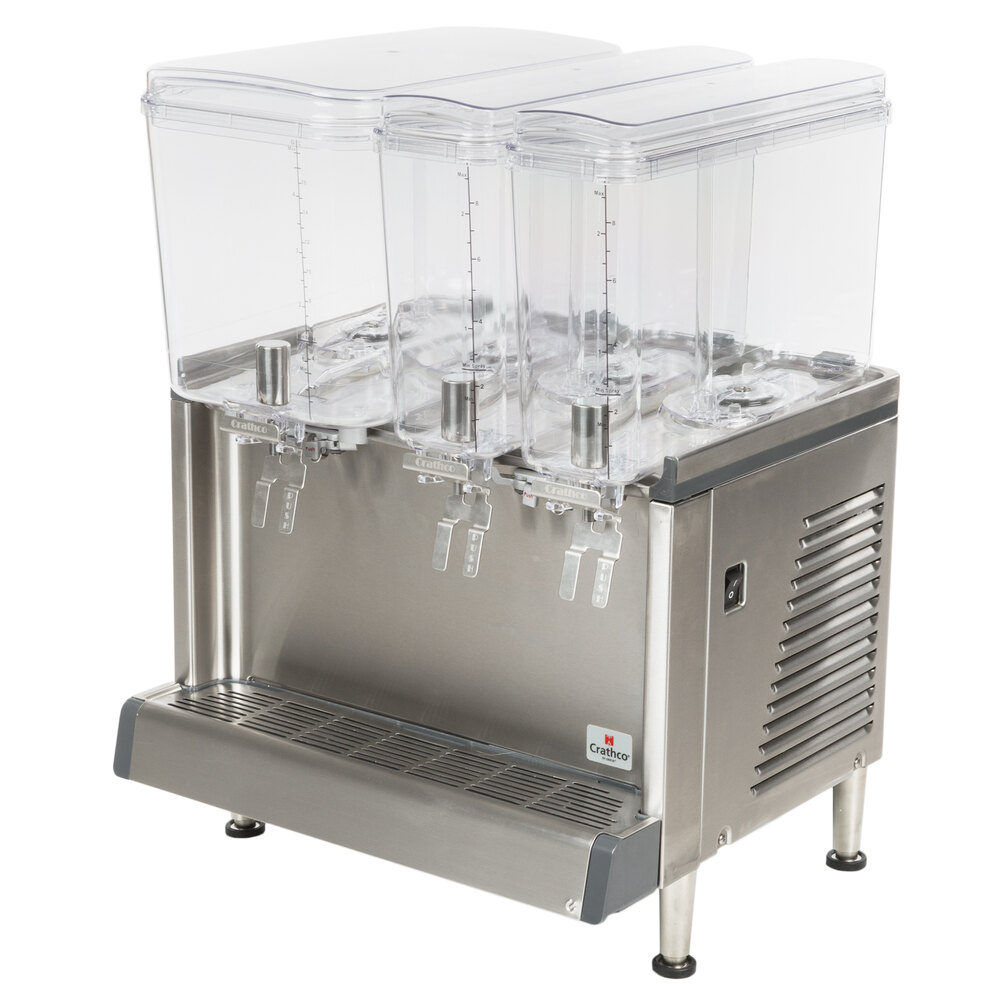 Crathco CS-3D-16S Simplicity Bubbler Series Triple Bowl Premix Cold ...