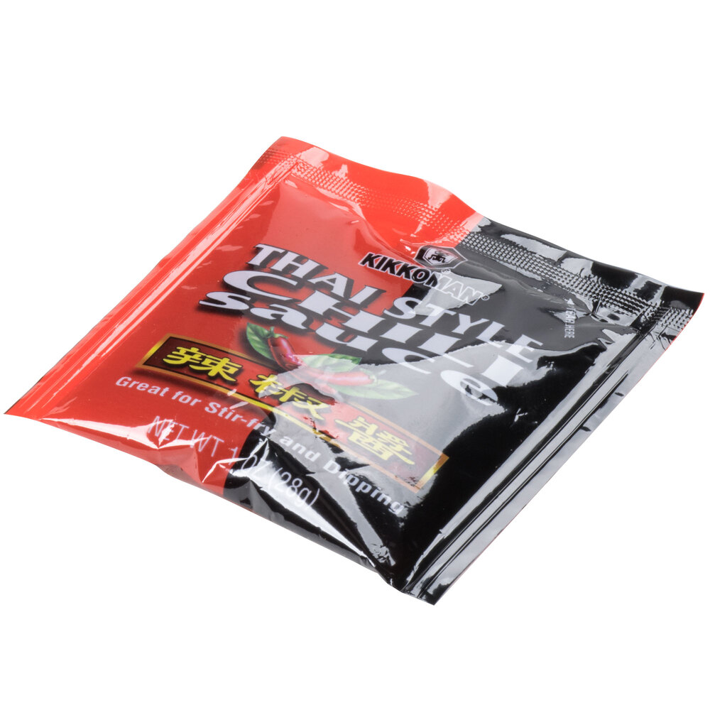 Kikkoman Thai Style Chili Sauce 1 oz. Packet - 300/Case