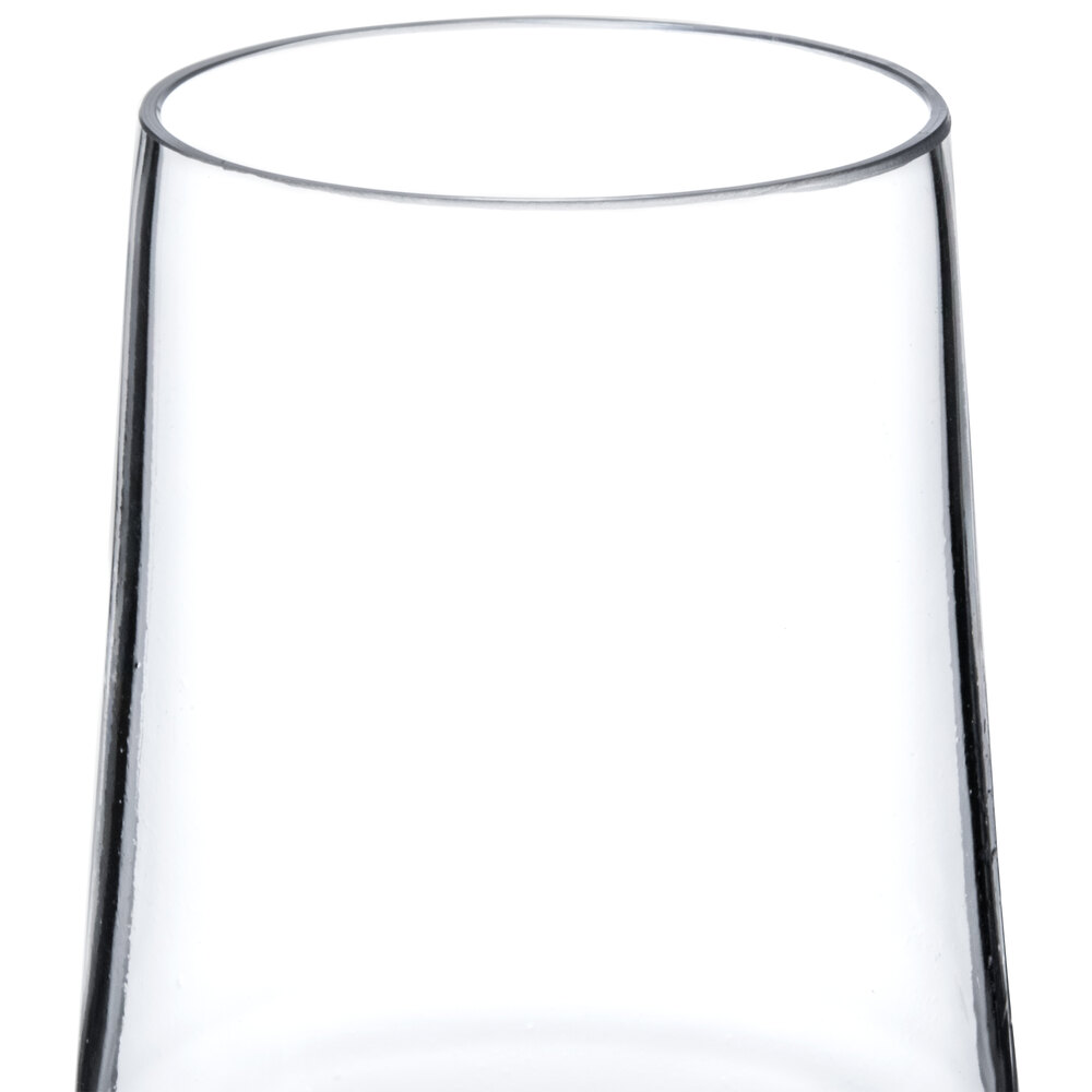 Get Sw 1463 Cl Via 10 Oz Clear Customizable Tritan Plastic Wine Glass