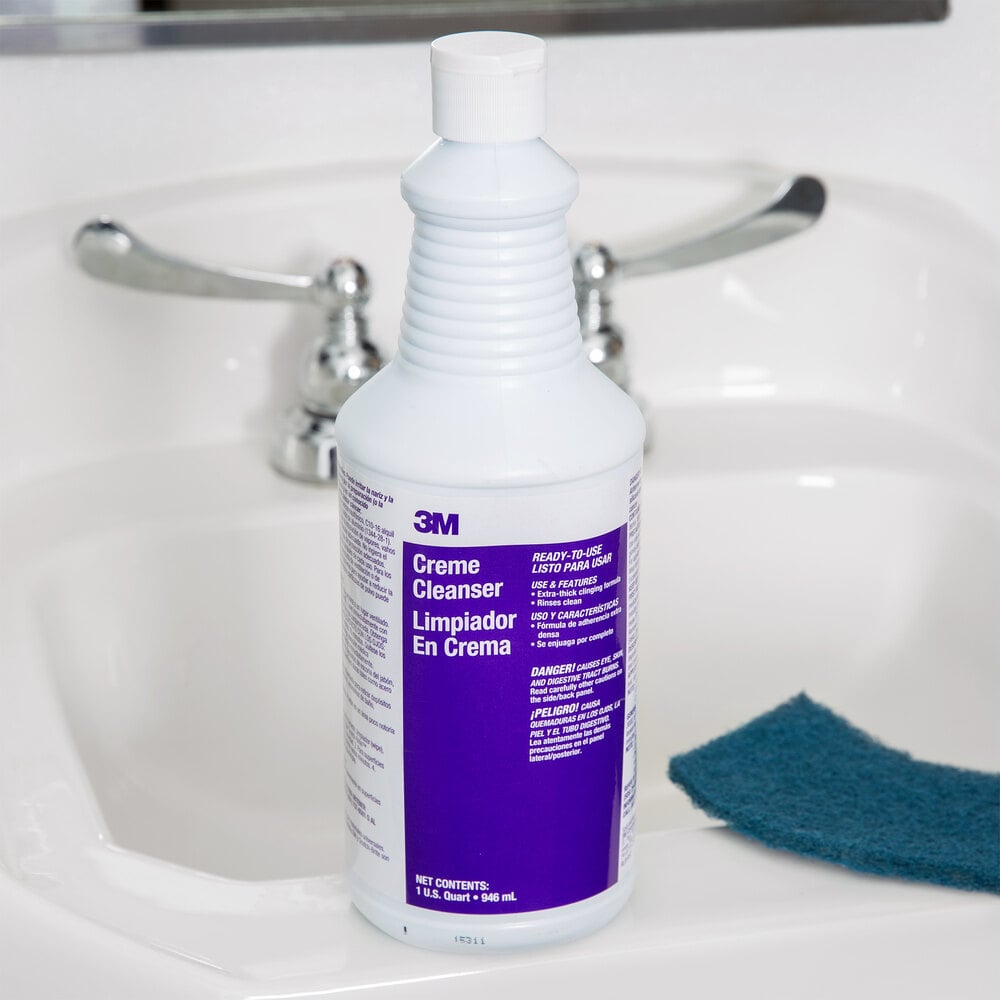 3M 59818 1 qt. / 32 oz. Creme Cleanser - 12/Case