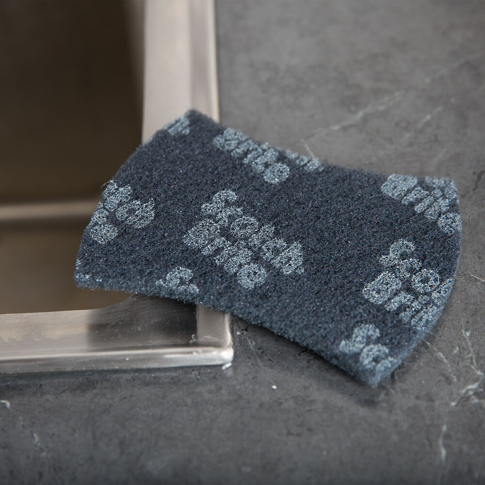 3M 2000 Scotch-Brite™ 5 1/2" x 3 15/16" Blue Scratchless Power Pad - 20 ...