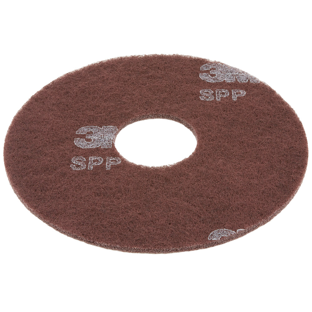 3M SPP12 Scotch-Brite™ 12" Surface Preparation Floor Pad - 10/Case