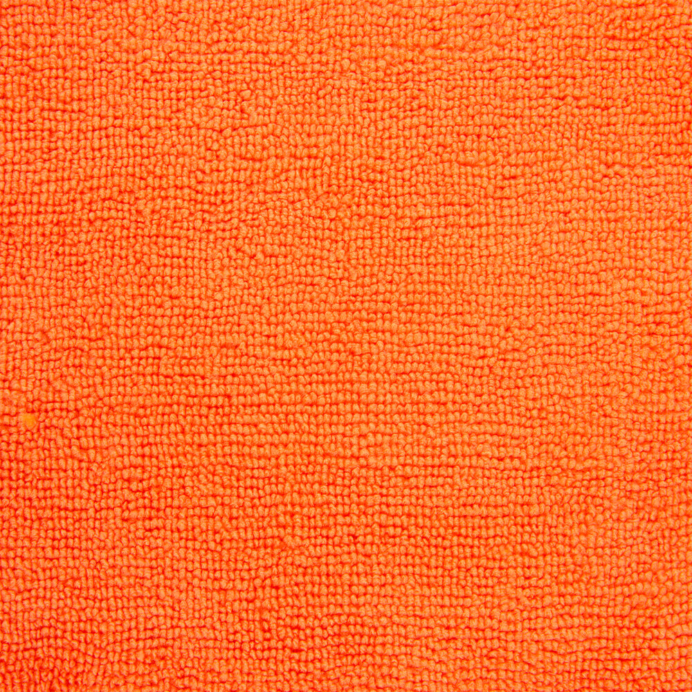 16" x 16" Orange Microfiber Cleaning Cloth