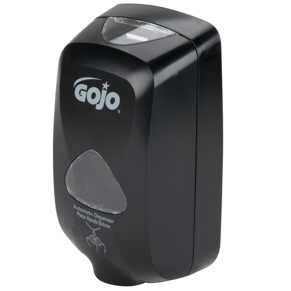 GOJO® 2730-12 TFX 1200 mL Black Touchless Hand Soap Dispenser