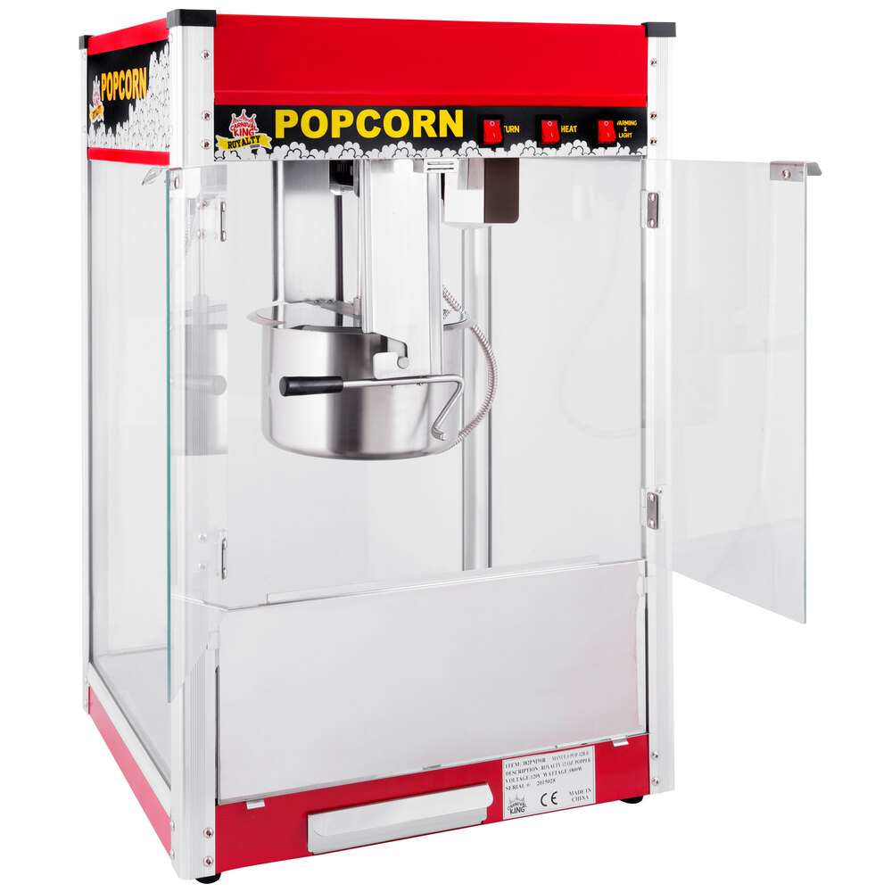 Carnival King PM50R Royalty Series 12 oz. Red Commercial Popcorn ...