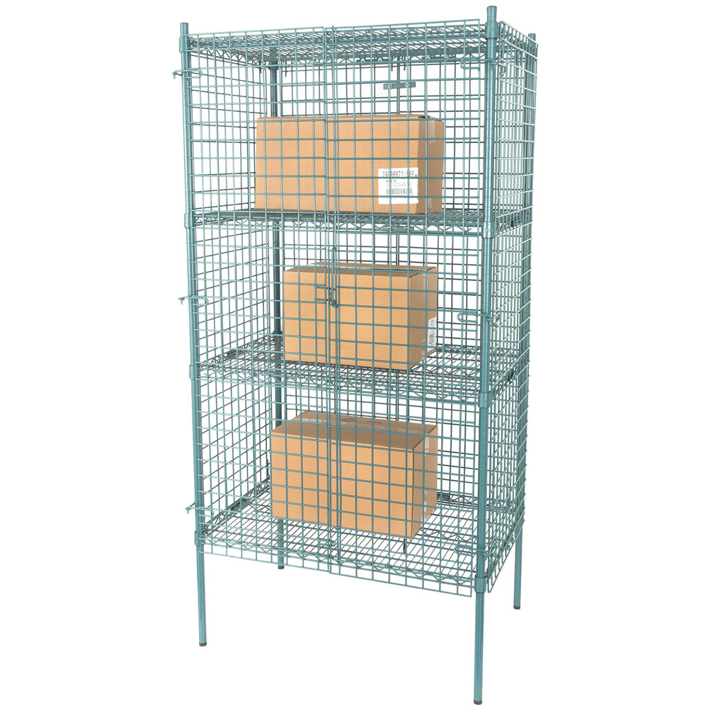 Regency NSF Green Wire Security Cage - 24" x 36" x 61"