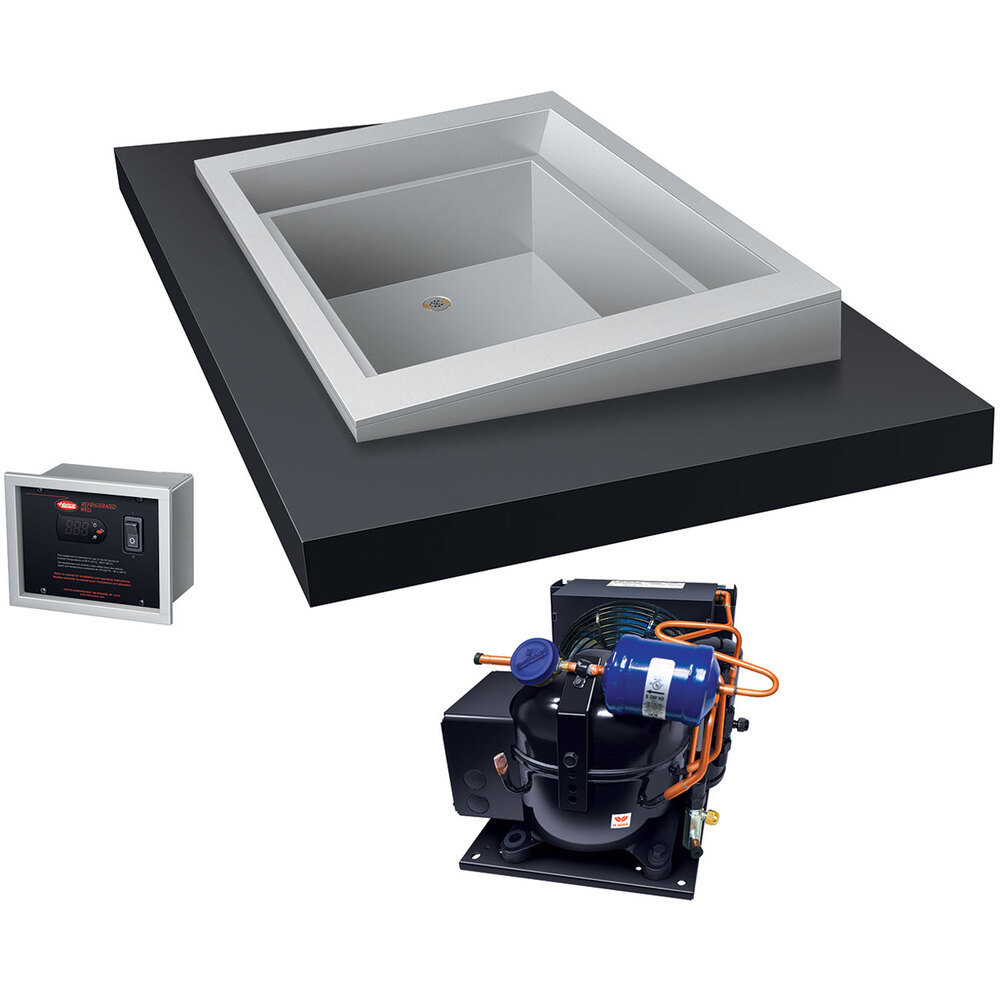 Hatco CWBR-2 Two Pan Slanted Refrigerated Drop-In Cold Food Well with ...