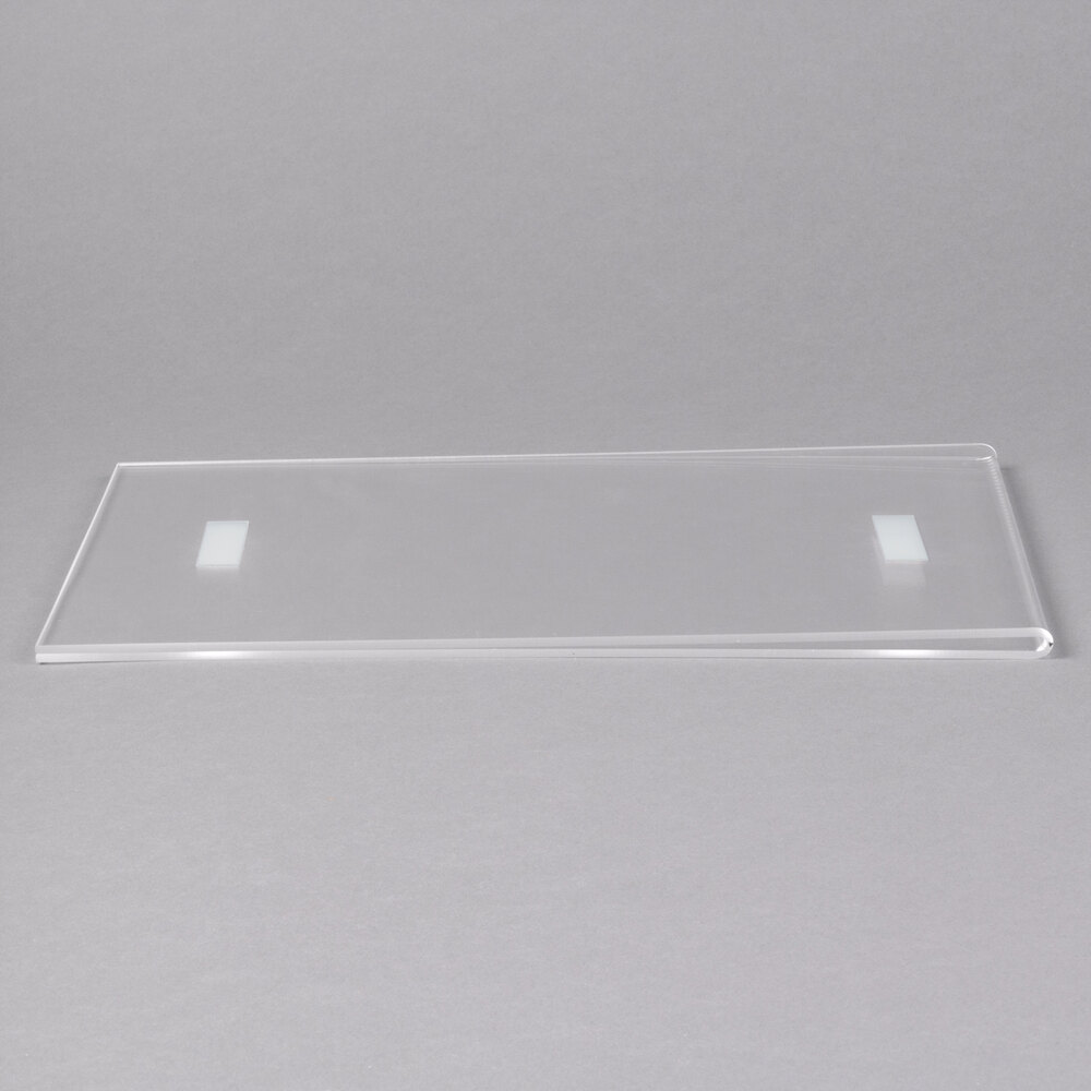 Cal-Mil 214 Wall Mount U-Style Rate Card Holder - 8 1/2" x 1/4" x 11"