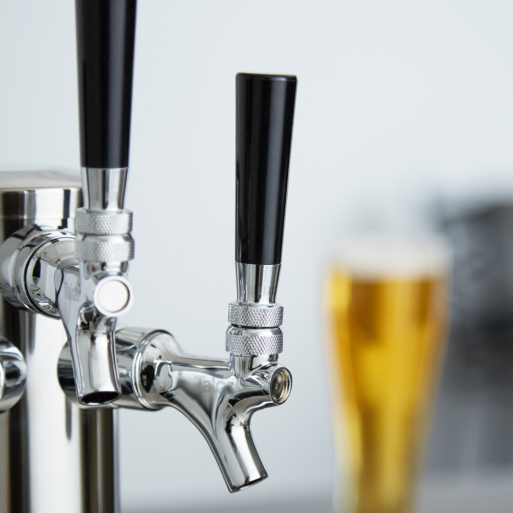 Avantco 178TAPHANDLE 2 1/2" Black Plastic Beer Tap Handle