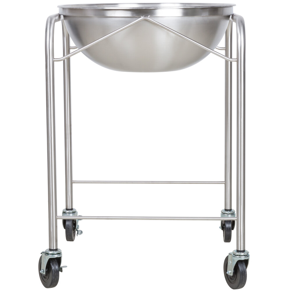 Vollrath 79301 Stainless Steel Mobile Mixing Bowl Stand with 30 Qt ...
