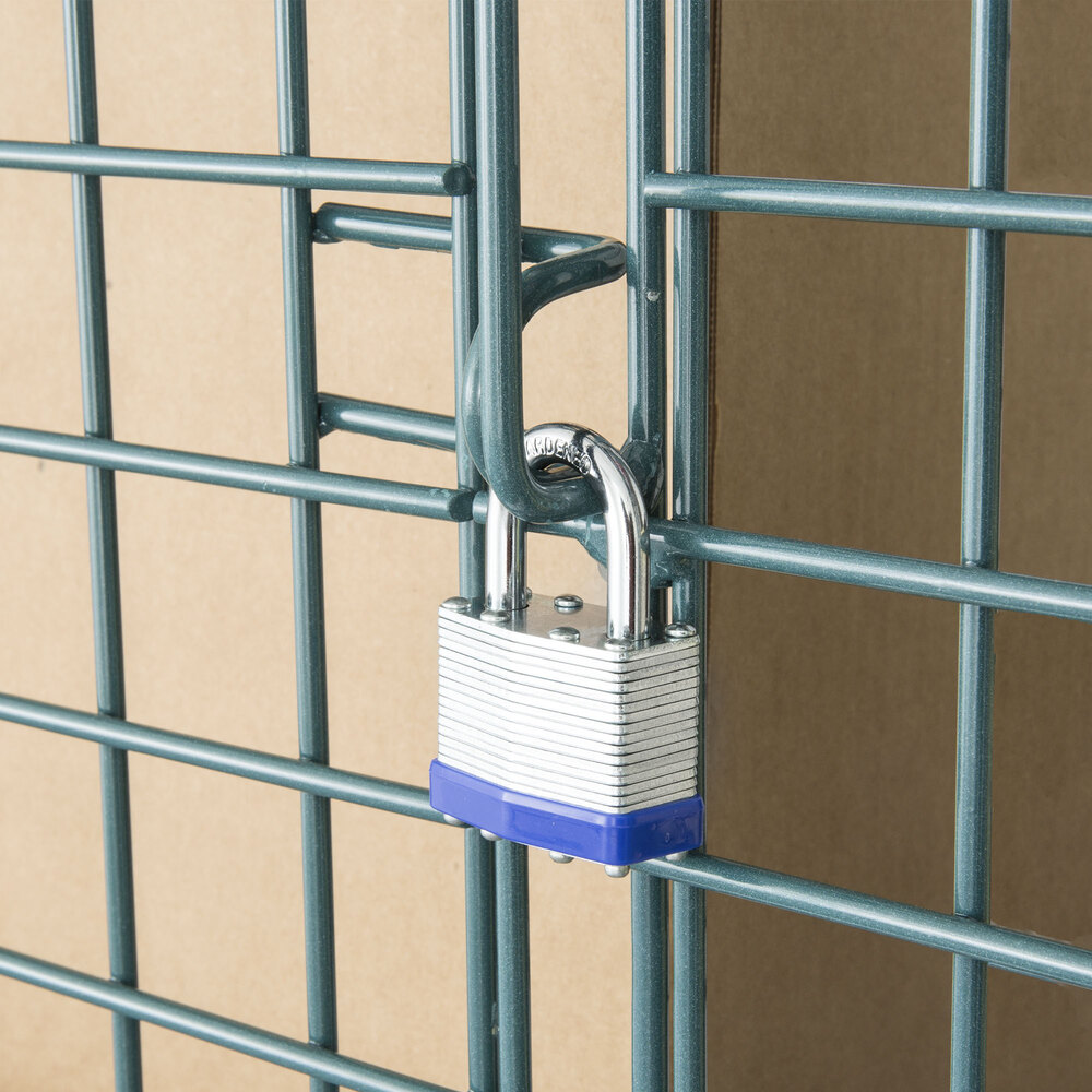 Regency NSF Mobile Green Wire Security Cage Kit -24" x 60" x 69"