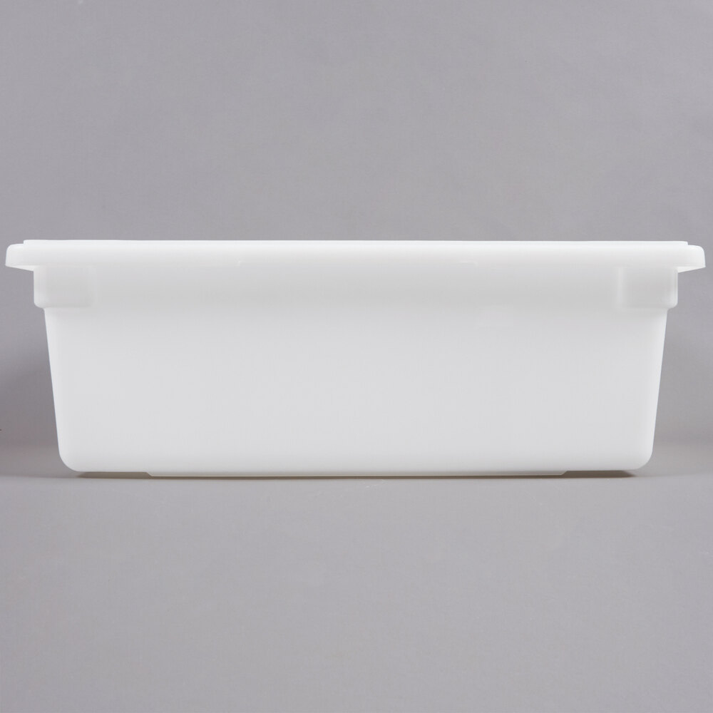 Carlisle 1064202 StorPlus 26" x 18" x 9" White Food Storage Box