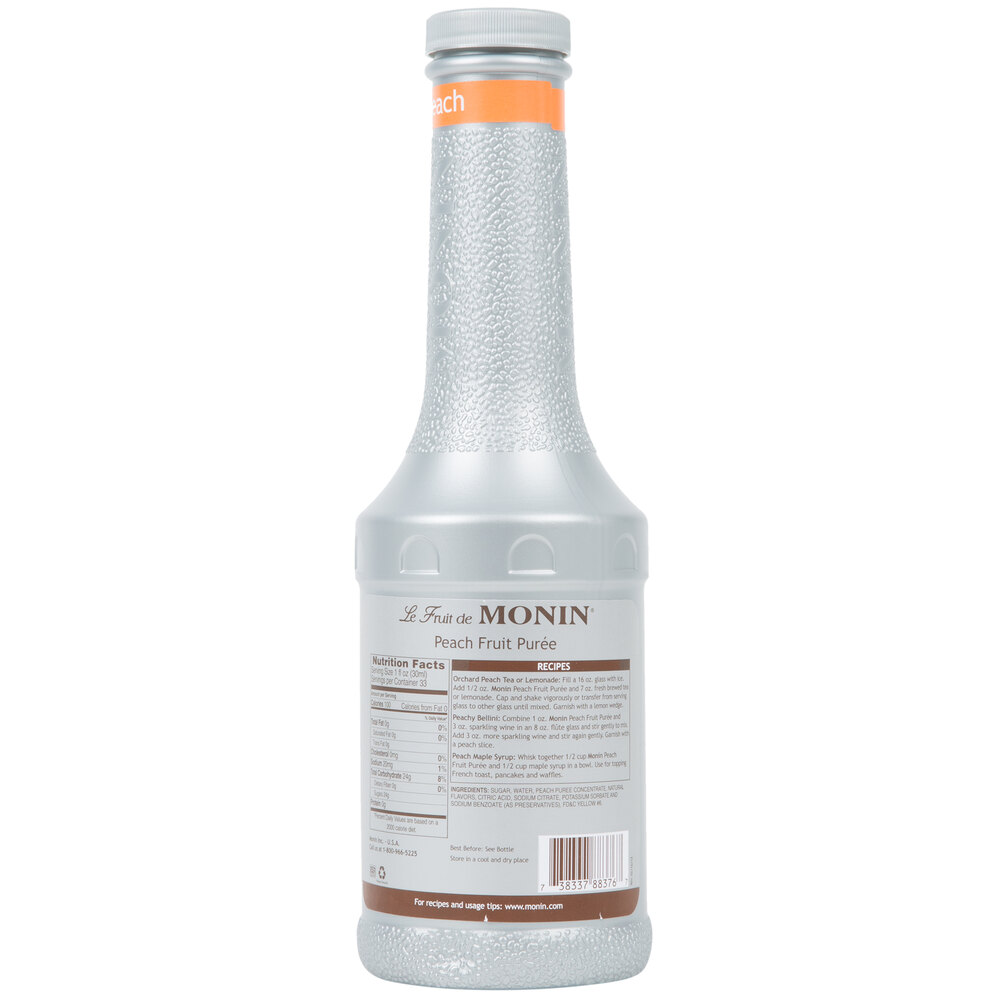 Monin 1 Liter Peach Fruit Puree