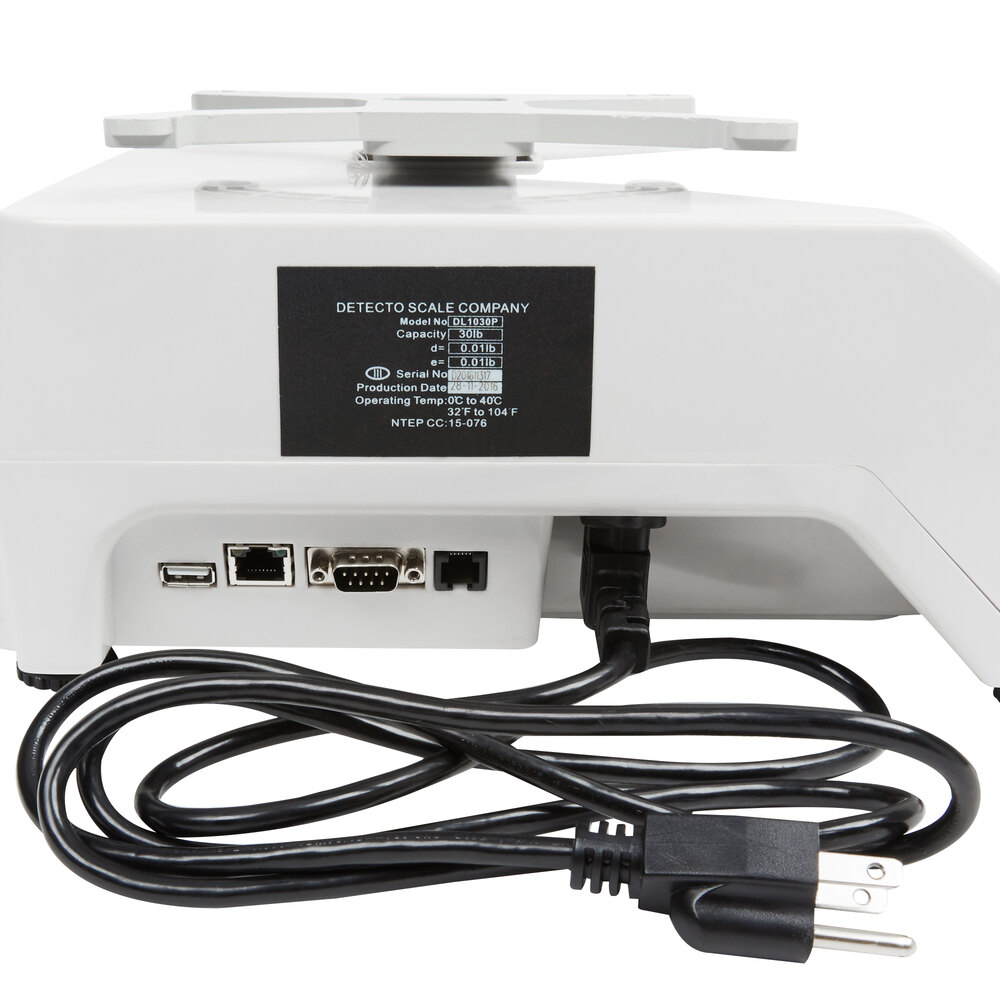 Cardinal Detecto DL1030P 30 lb. Digital Price Computing Scale with ...